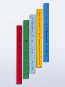 Smokey Bear Wood Rulers in Assorted Colors (pack of 100)