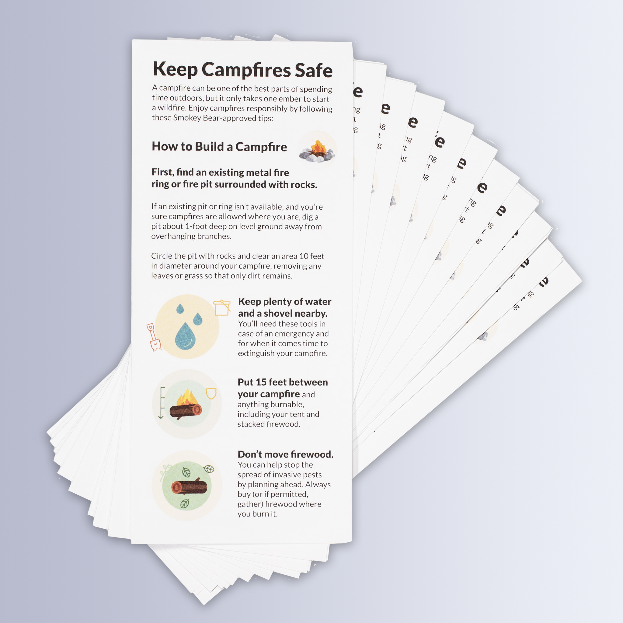Campfire Safety Flyer (pack of 200)